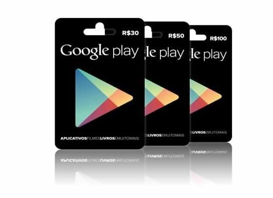 cartões google play